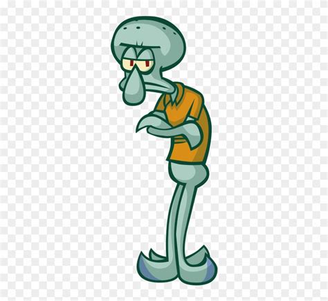 Scared Squidward Png