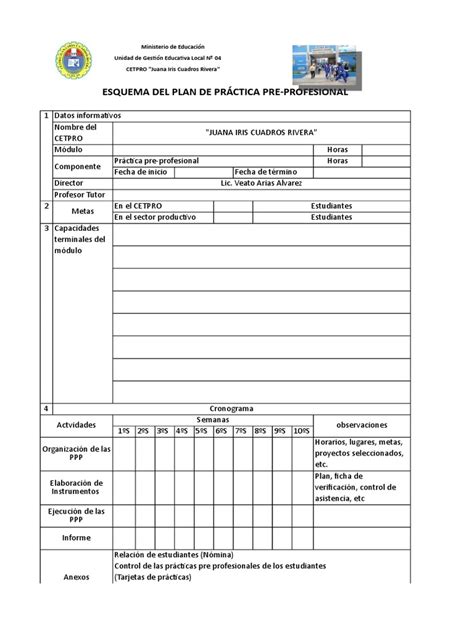 Formato Practicas Ppp Pdf