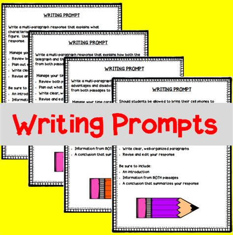 State Test Prep Paired Passages With Writing Prompt Informational