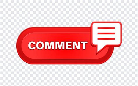 Comment Button Png For Graphic Designers