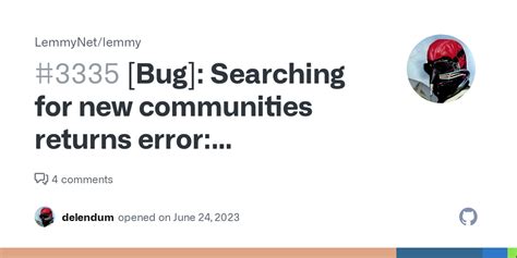 Bug Searching For New Communities Returns Error Couldntfindobject Duplicate Key Value