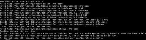 Debian 10 Repository Does Not Have A Release Unix And Linux Stack