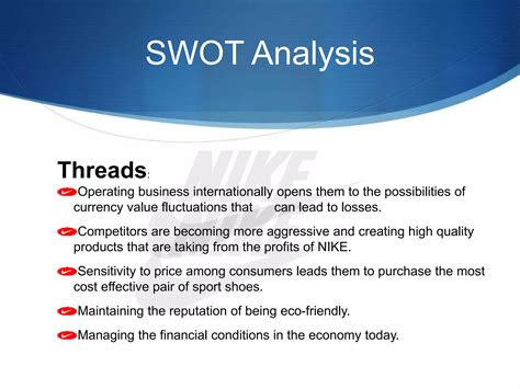 Nike SWOT Analysis PPT