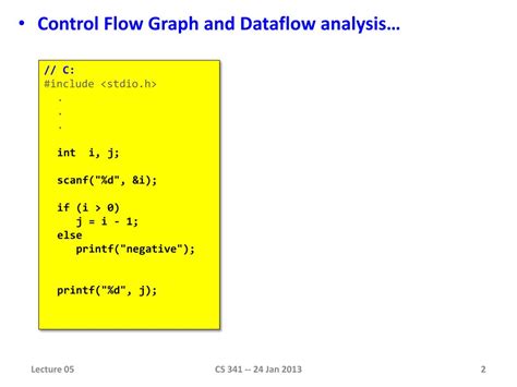 Ppt Cs 341 Programming Language Design And Implementation Powerpoint Presentation Id3437842