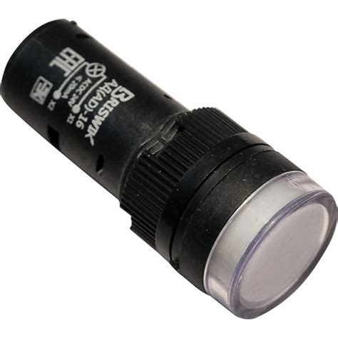 Индикатор светодиодный Briswik АД(AD)-16 белый 220В AC/DC IP65 16AC ...