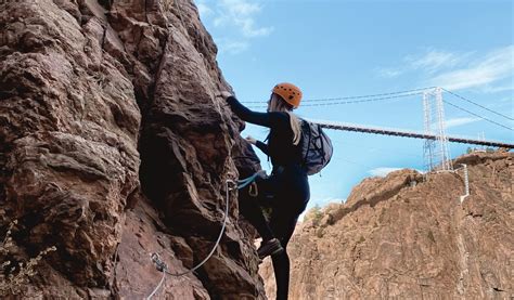 A Winter Adventure Along The Royal Gorge Via Ferrata Royal Gorge