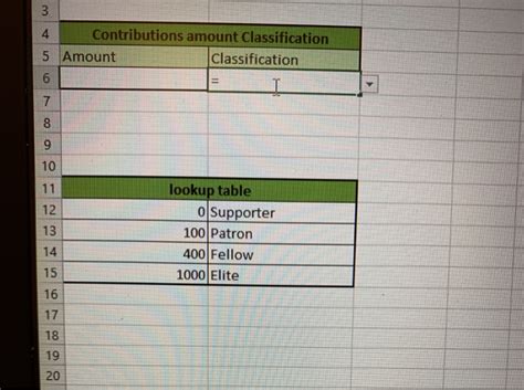 Solved Using The Excel Functions V Lookup And Iferror Chegg