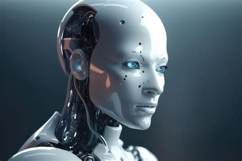 Premium Ai Image Illustration Of A Humanoid Robot