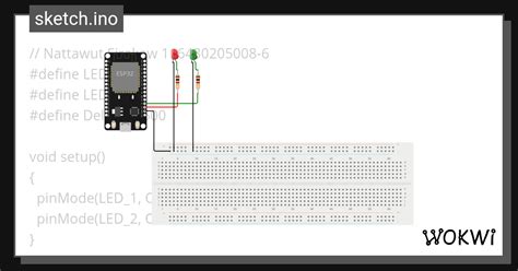 Ex2binkled Cnt Wokwi Esp32 Stm32 Arduino Simulator