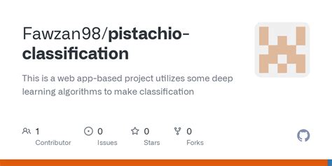 Github Fawzan98pistachio Classification This Is A Web App Based