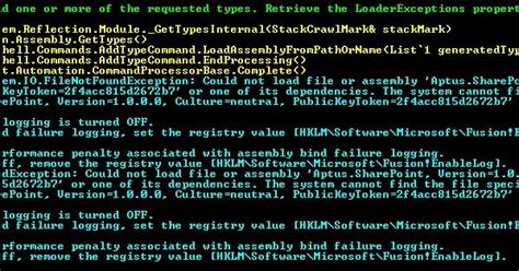 Sharepoint Trenches Troubleshoot Powershell Add Type Load Error Tip