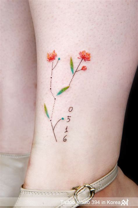 Flower Taurus Constellation Tattoo Printable Calendars At A Glance