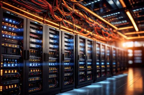 Technology Infrastructure Concept Data Centers Servers And Infrastructure For Digital