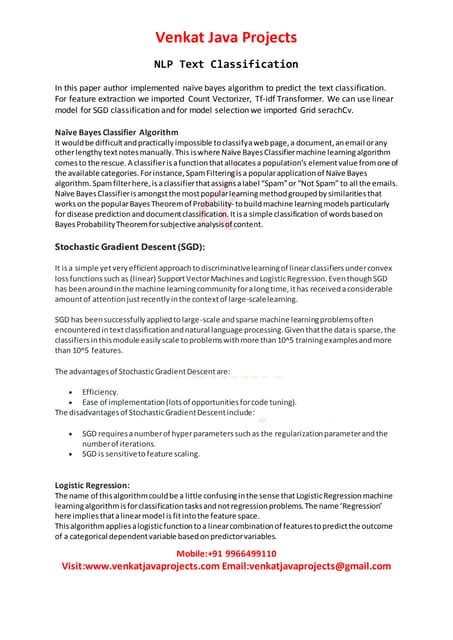 Nlp Text Classification Docx