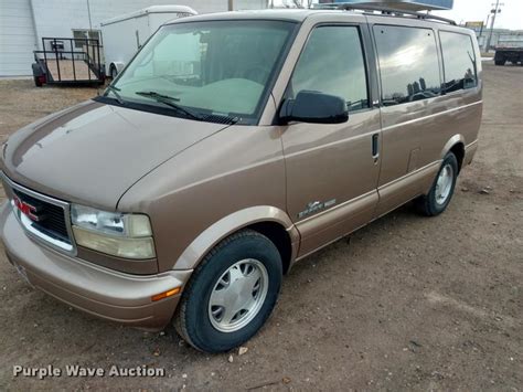 2000 Gmc Safari Van In Manhattan Ks Item F1805 Sold Purple Wave