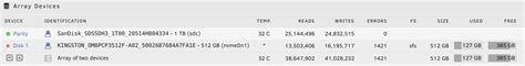 device disabled im array deutsch unraid