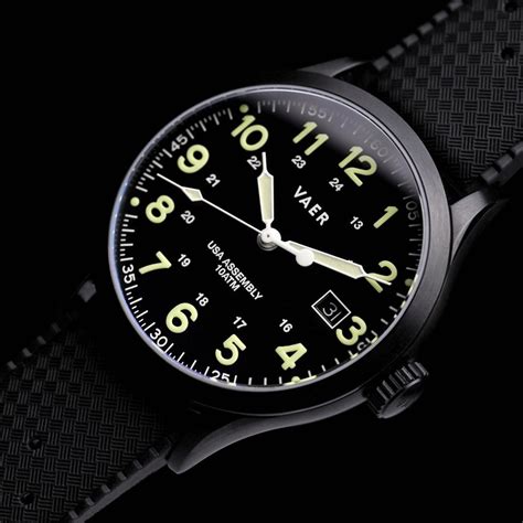 Vaer C5 Tactical Field Solar 10atm Sapphire Glass Usa Assembled