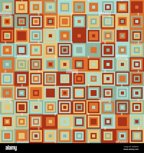 Abstract Seamless Geometric Pattern Colorful Combination Of Colors In Geometric Shapes