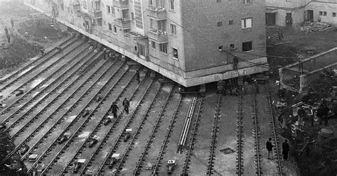 Moving A 8k Ton Apartment Building Romania C 1987 Album On Imgur