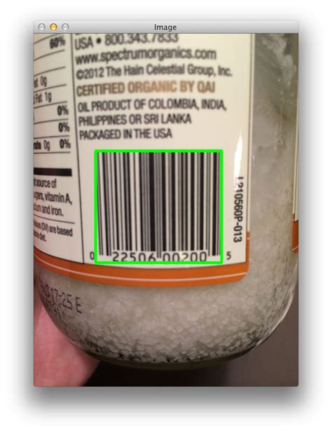 Распознаем штрихкоды на изображениях с помощью Python и Opencv