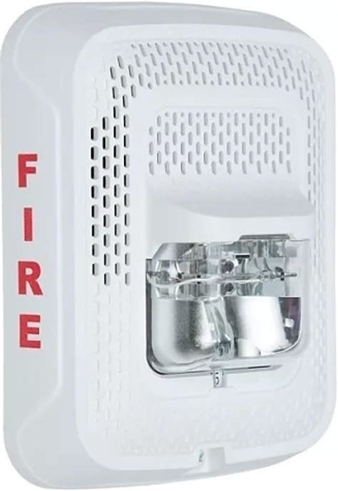 System Sensor Spswled L Series Indoor Speaker Wall Mounted Led Strobe Fire White