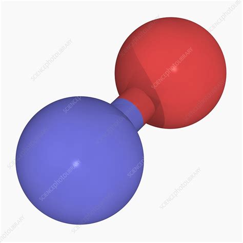 Nitrogen Monoxide Molecule Stock Image F004 6521 Science Photo Library