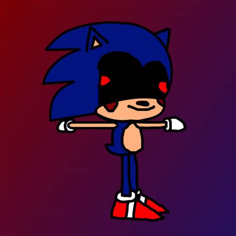 Sonicexe Derp T Pose By Jerrehartz On Deviantart