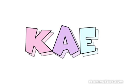 Kae Logo Herramienta De Diseño De Nombres Gratis De Flaming Text