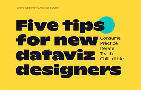 Five Tips I Give To People Starting Out In Dataviz Evelina Parrou