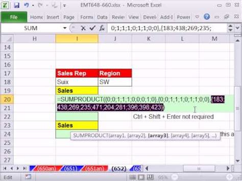 Excel Magic Trick 652 Boolean Logic For Logical Array Formulas YouTube