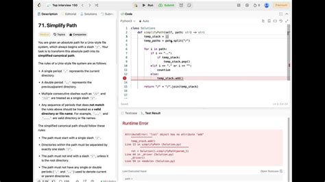 71 Simplify Path Youtube