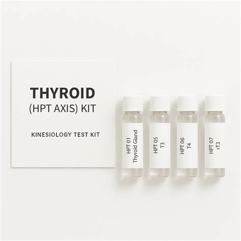 Thyroid Hpt Kinesiology Test Kit