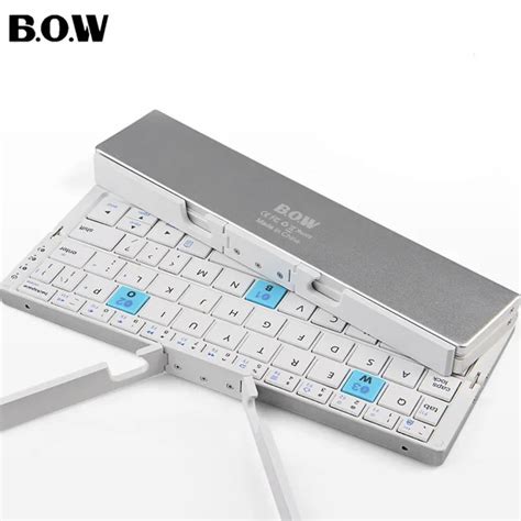 Original Bow Foldable Bluetooth Keyboard Rechargeable Ahammashop