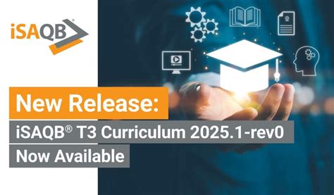 Isaqb® T3 Curriculum 20251 Rev0 Now Available