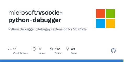 Issues · Microsoftvscode Python Debugger · Github