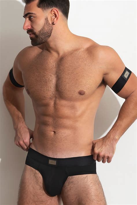 Rush Pouch Brief Black Ribbed 4 Ur Pleasure Thepack Underwear