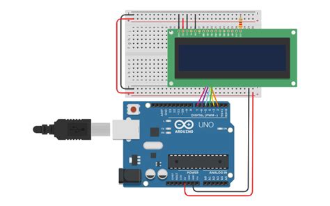 Circuit Design Programas Pantalla Lcd 16x2 Tinkercad