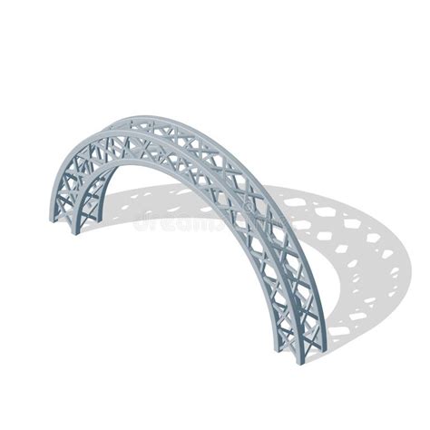 Cercha De Arco Ilustración Vectorial Estilo Isométrico 3d Ilustración