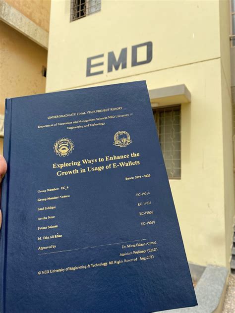 Completed Final Year Project On E Wallets In Pakistan Fatima Salman Posted On The Topic Linkedin