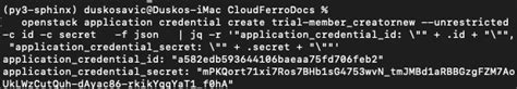 How To Generate Or Use Application Credentials Via Cli On Code De