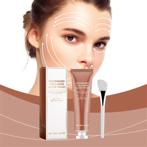 Facial Mask Deeply Hydrating Brightening Collagen Essence Skincare For Dry Skin Collagen Peeling