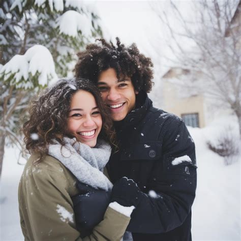 Premium Ai Image Loving Teenage Interracial Couple Is Enjoying A
