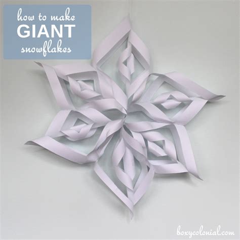 How To Make Giant Paper Snowflakes Step By Step Photo Tutorial