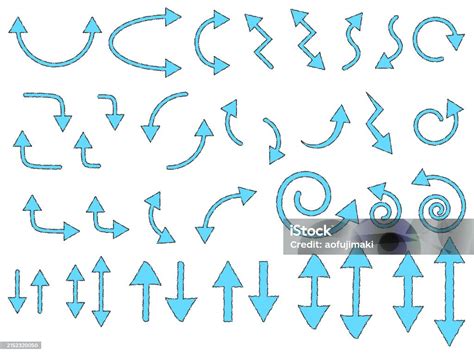 Rough Arrow Illustration Material Set Stock Illustration Download Rough Arrow Illustration Material Set Stock Illustration Download