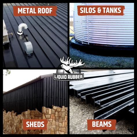 Liquid Rubber Metalsafe 1 Gallon Waterproof Elastomeric Roof Sealant In