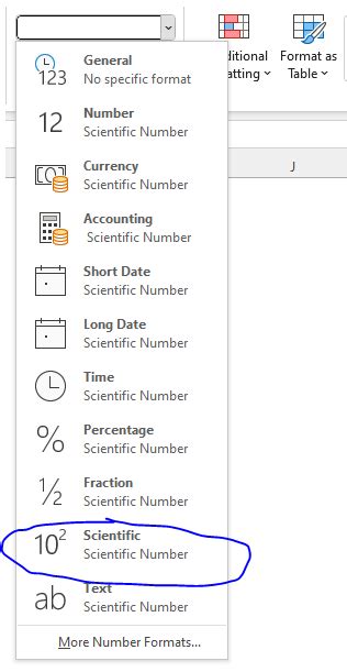 How To Use Scientific Notation In Excel Chronicles Of Data