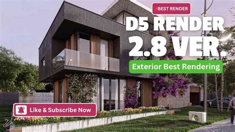 D5 Render 28 Exterior Best Rendering 3d Eğitim