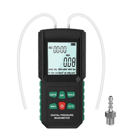 Manometer Gas Pressure Tester Dual Port Manometer