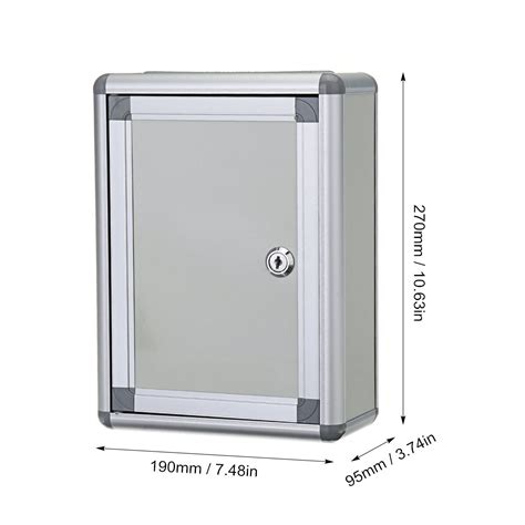 Aluminum Alloy Mailbox Outdoor Security Locking Ma Vicedeal
