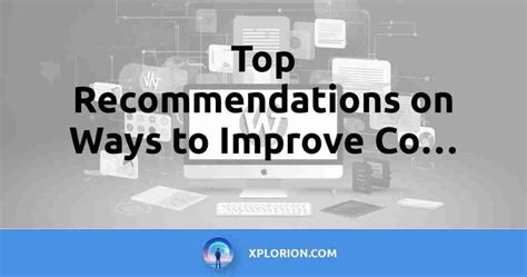Top Recommendations To Improve Core Web Vitals Performance